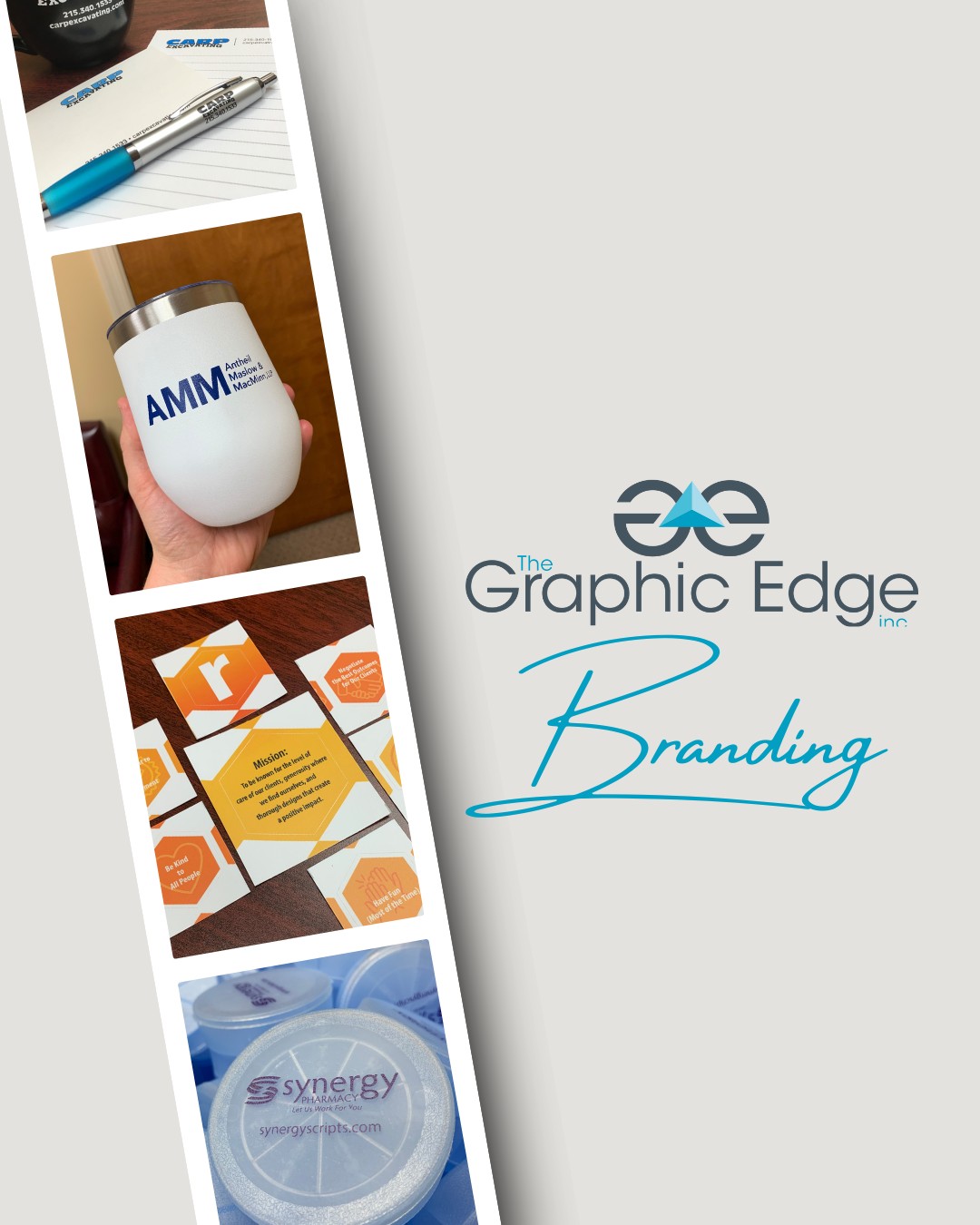 Branding on Promotional Items - The Graphic Edge, Inc.